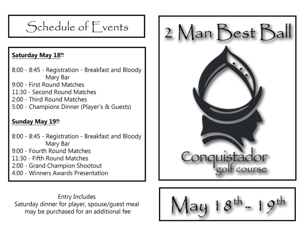 CMGA 2 Man Best Ball – Conquistador Golf Course